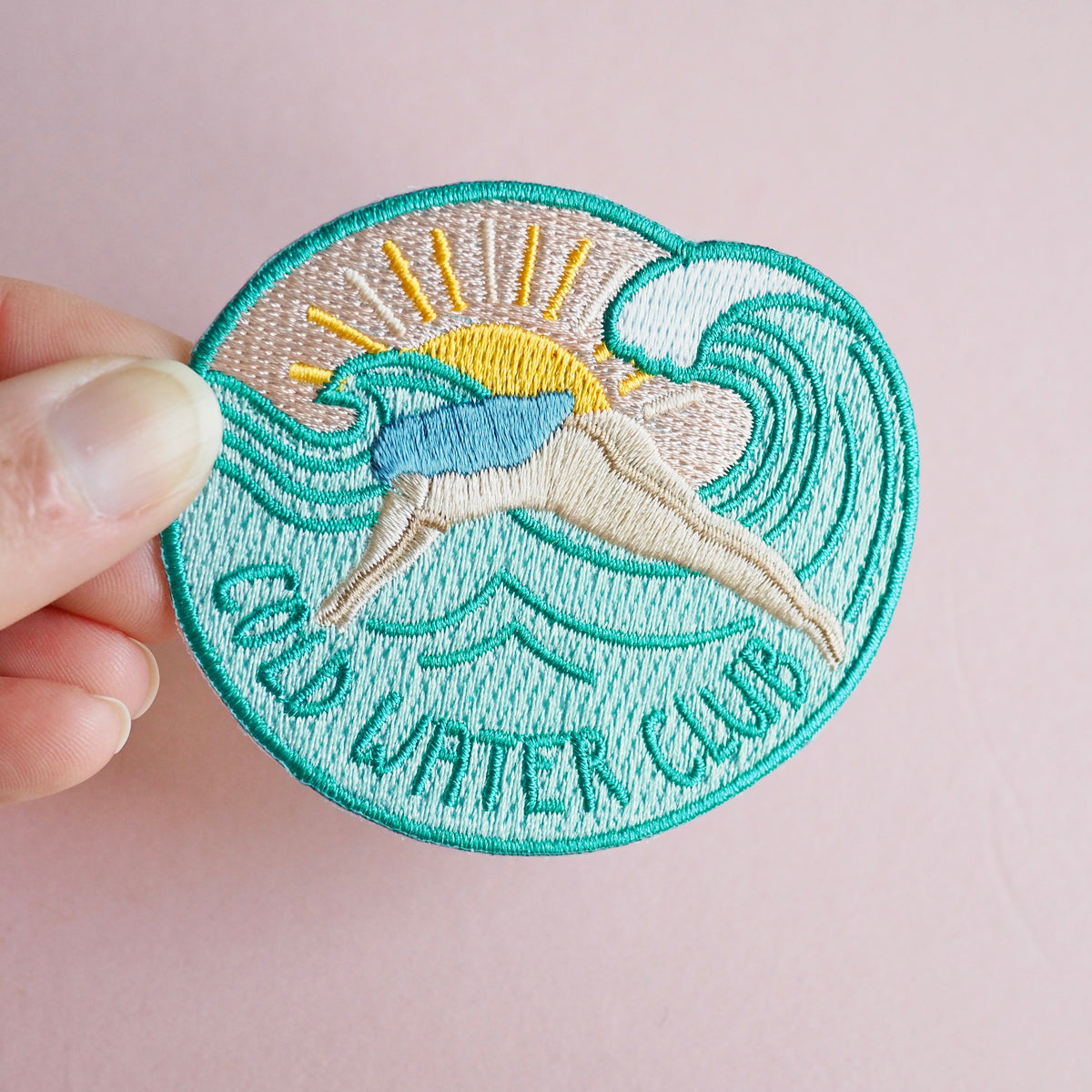 Cold Water Club Wild Swimming Iron on Patch – The Black Pug Press